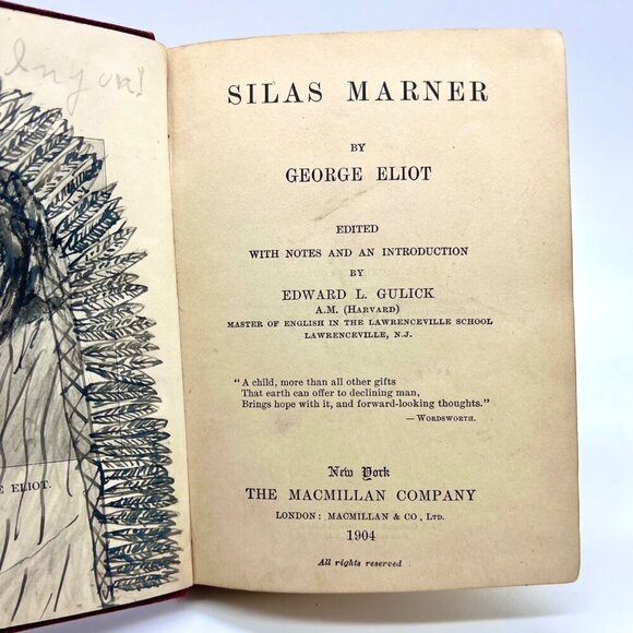 The Macmillan Company | Other | Silas Marner George Eliot 94 Macmillan ...